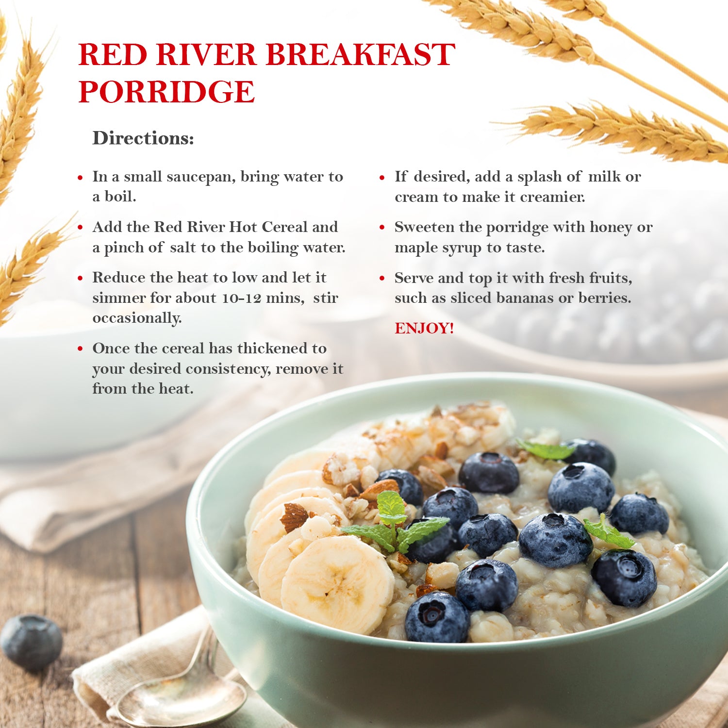 Red River Cereal 908g - 3 Pack – Online Arva Flour Mill