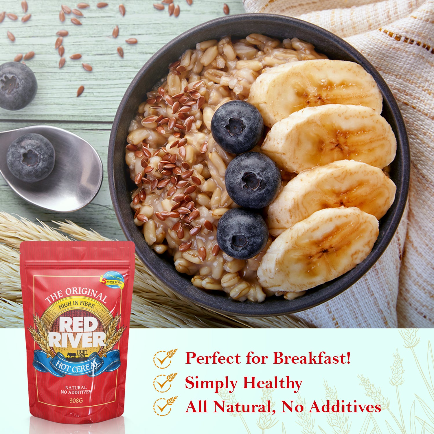 Red River Cereal 908g – Online Arva Flour Mill