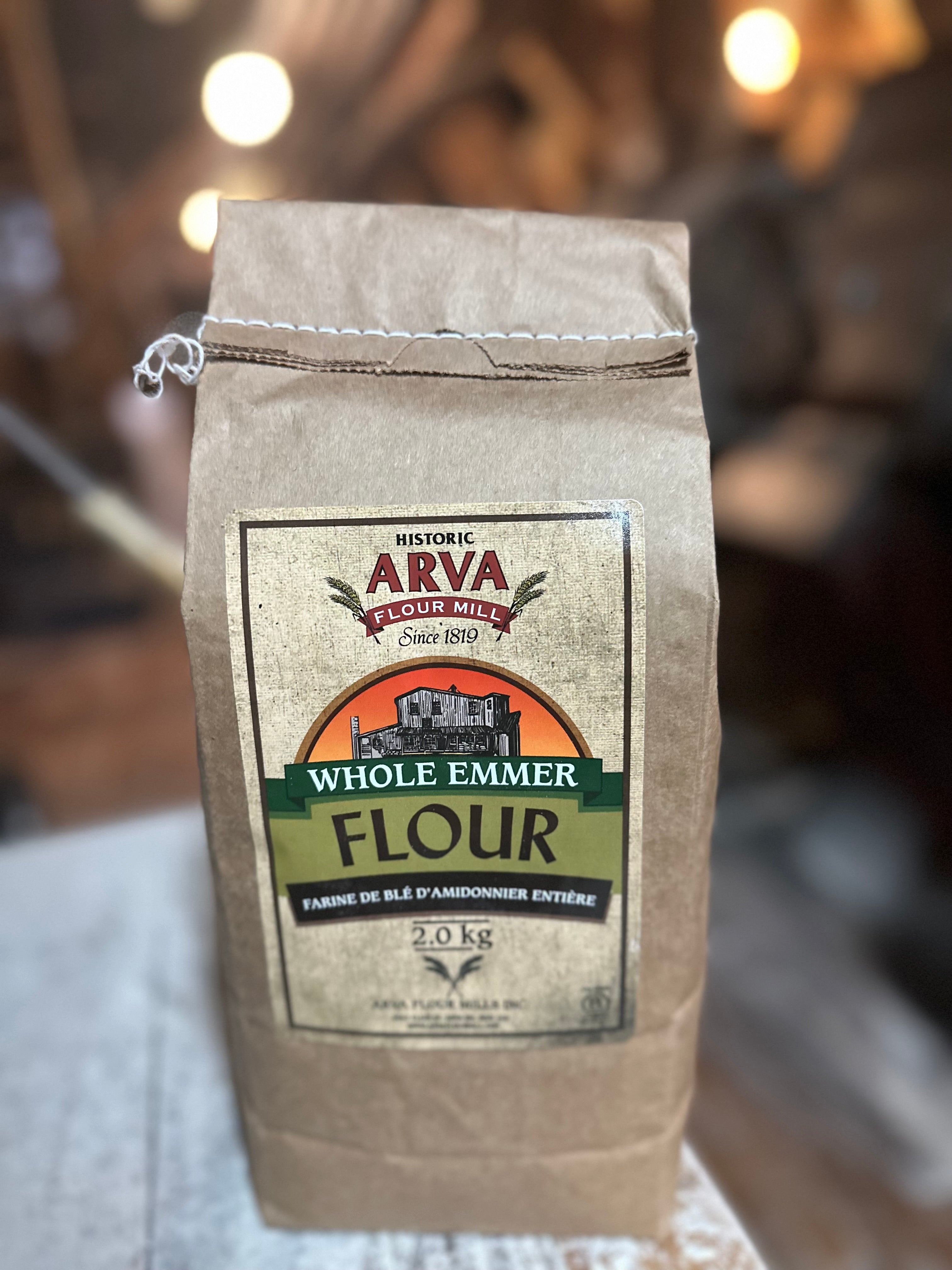Now milled in Arva! Organic Whole Emmer Flour – Online Arva Flour Mill