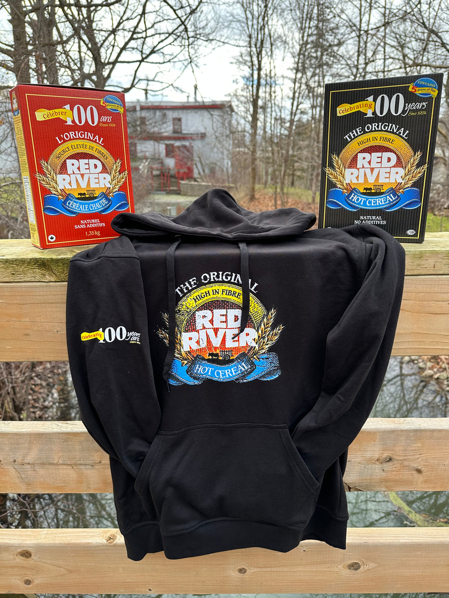 Red River 100th Anniversary Hoodie! – Online Arva Flour Mill