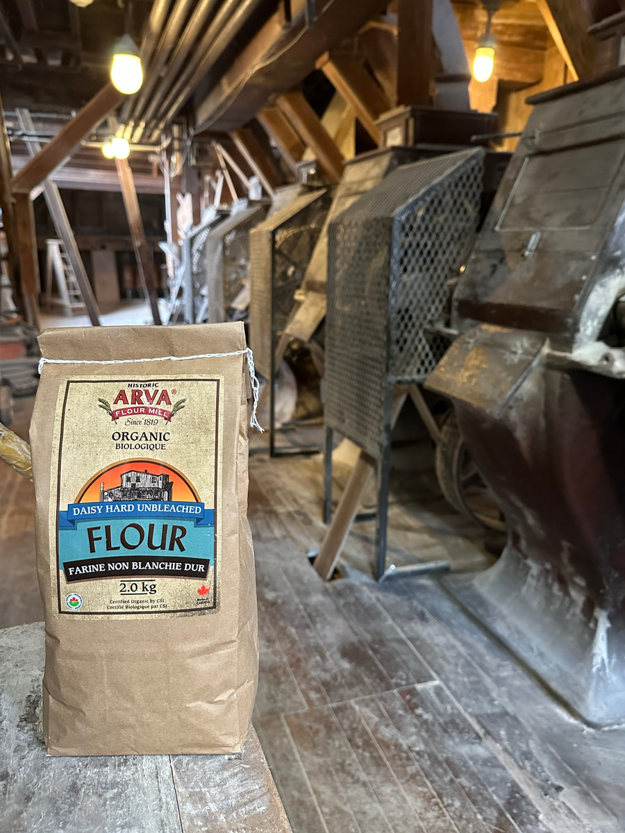 New! Organic Daisy Hard Unbleached flour – Online Arva Flour Mill