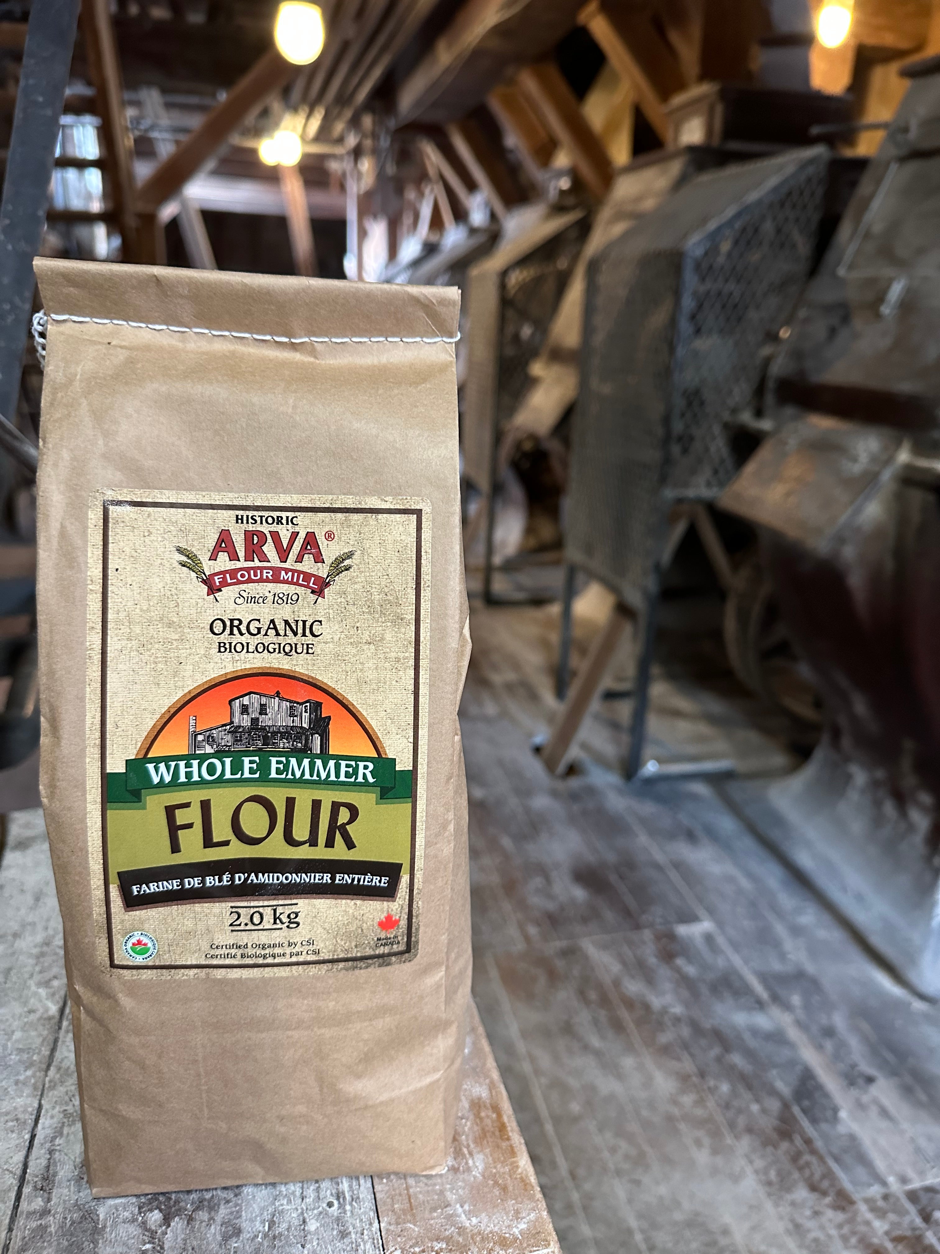 Now milled in Arva! Organic Whole Emmer Flour – Online Arva Flour Mill