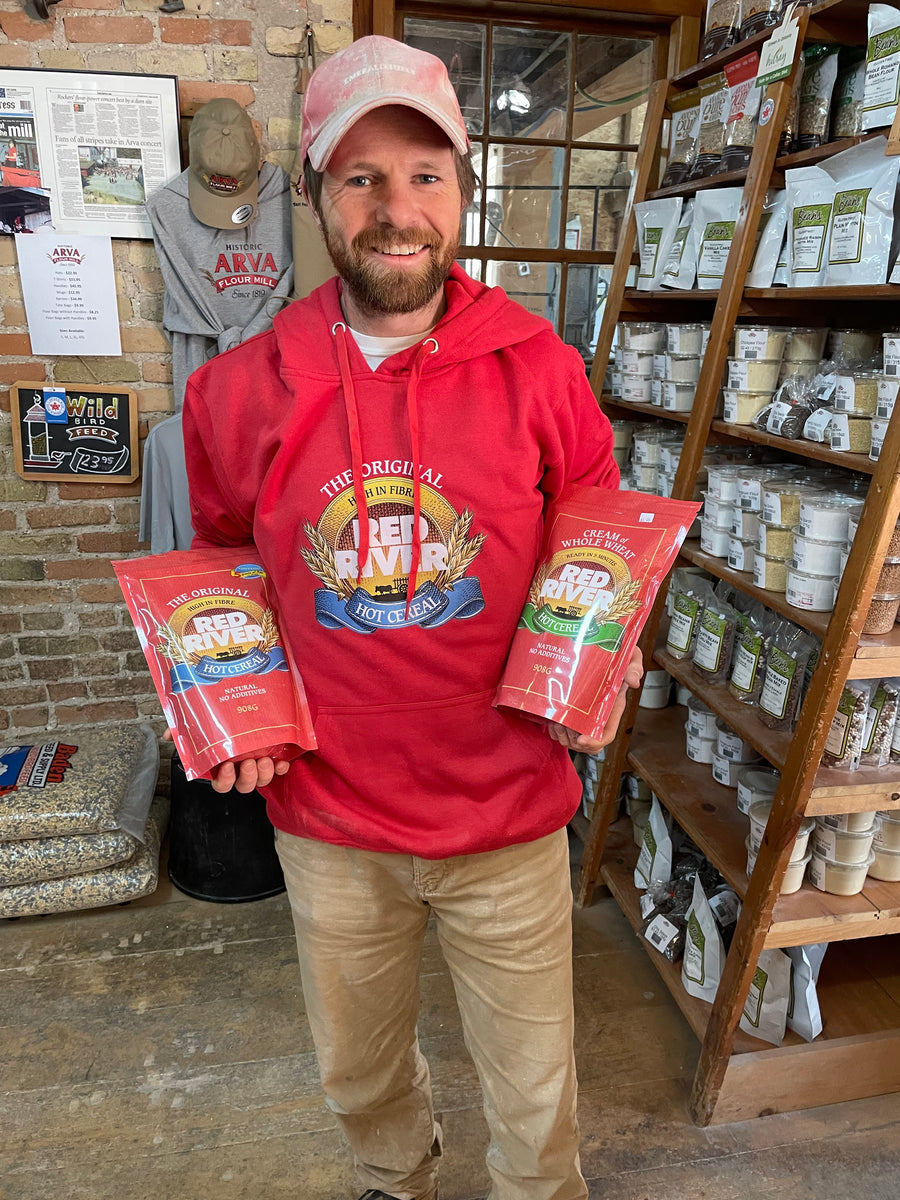 Red River Cereal Hoodie - Cereal included! – Online Arva Flour Mill